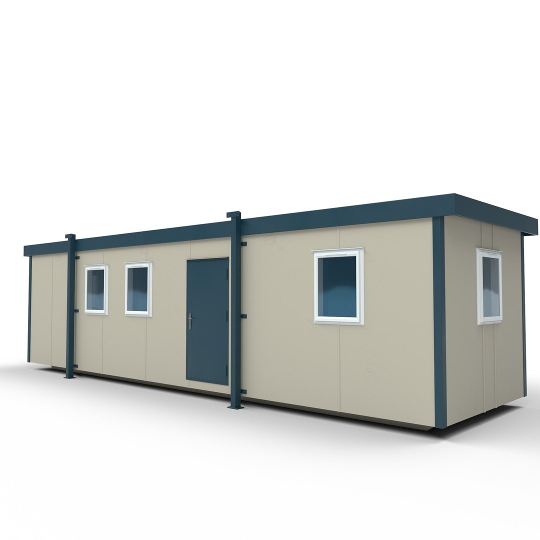 Portable Cabin Office 3D Model - TurboSquid 2263123
