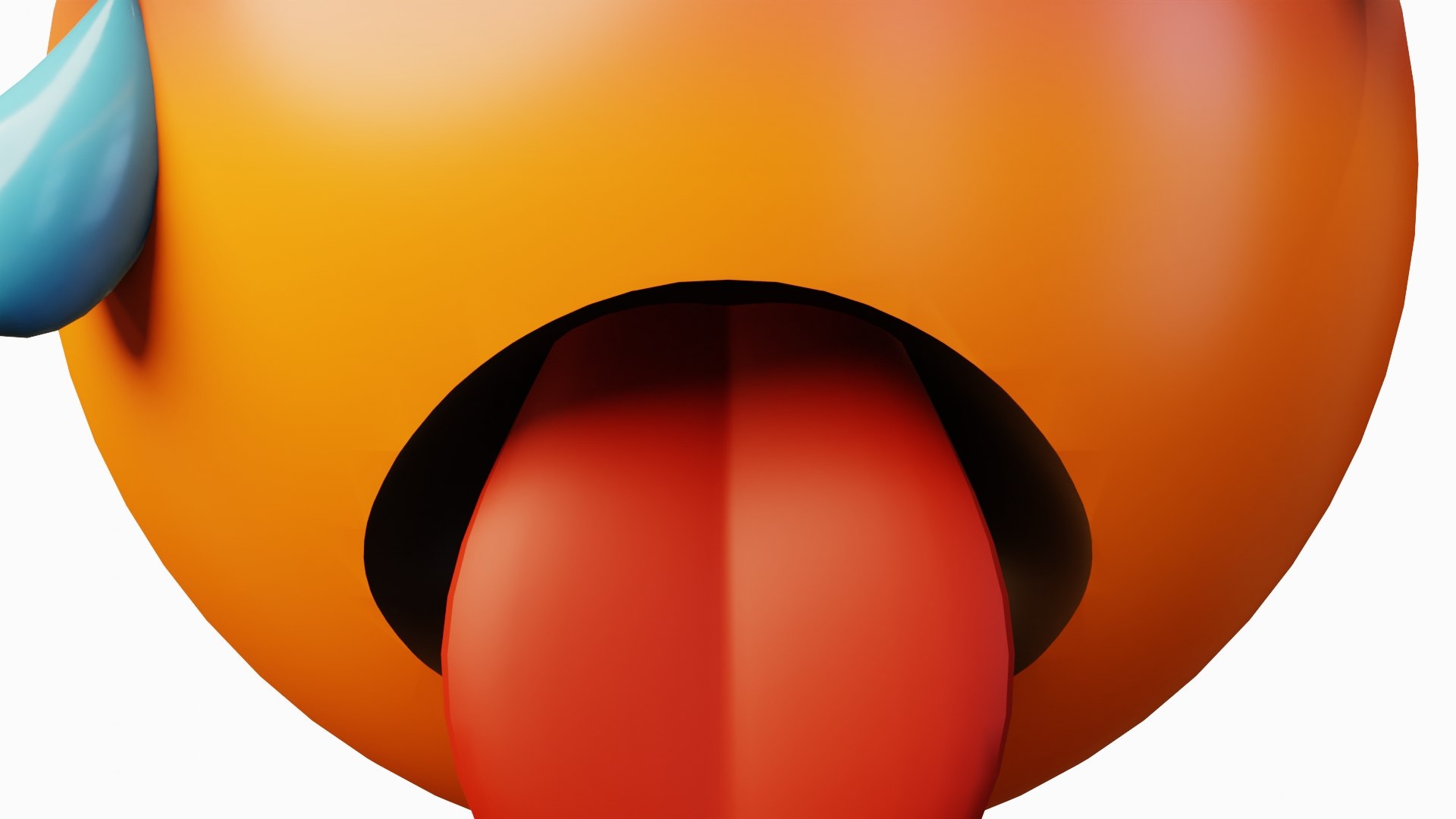 Overheated Face Emoticon Emoji Or Smiley Model - TurboSquid 2114052