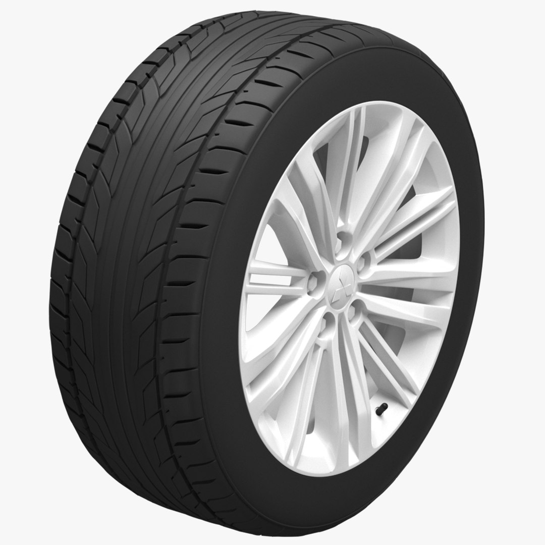 3D Mitsubishi Outlander rim - TurboSquid 1980292