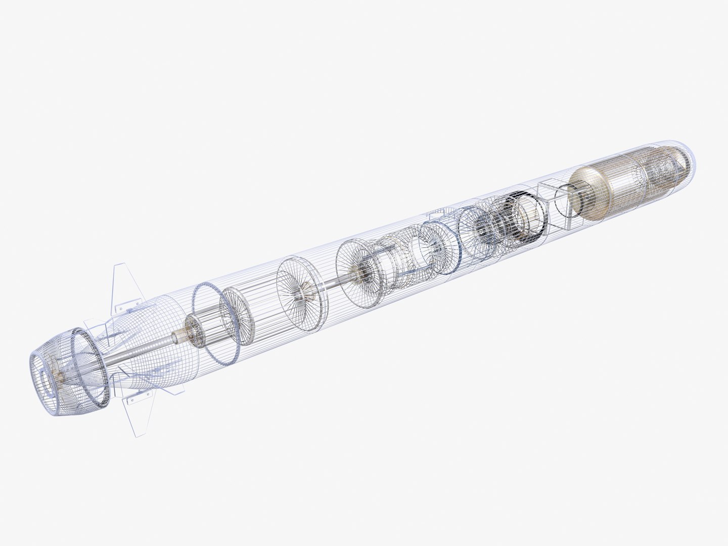 Russian 2m39 Poseidon Kanyon Status-6 Torpedo 3D Model - TurboSquid 2015646