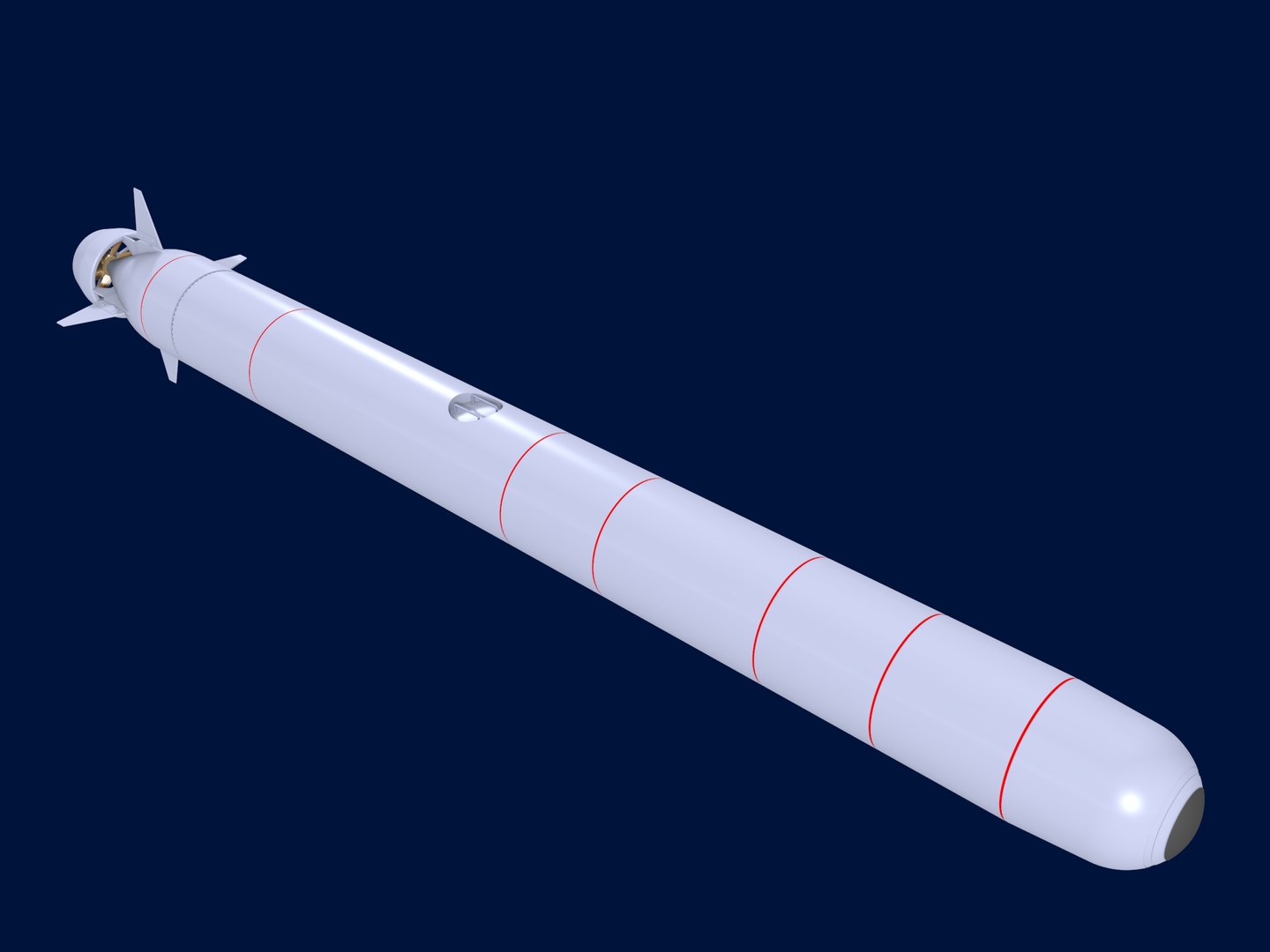 Russian 2m39 Poseidon Kanyon Status-6 Torpedo 3D Model - TurboSquid 2015646