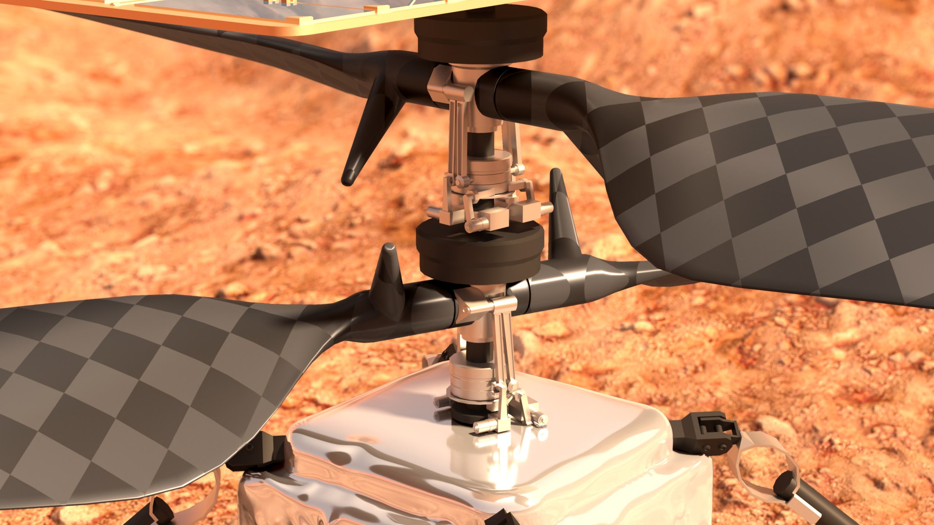 3D Ingenuity Mars Helicopter Model - TurboSquid 1717374