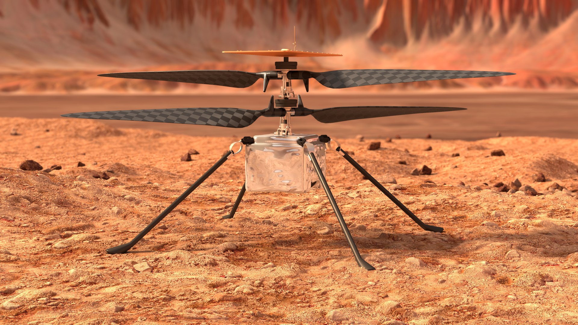 3D Ingenuity Mars Helicopter Model - TurboSquid 1717374