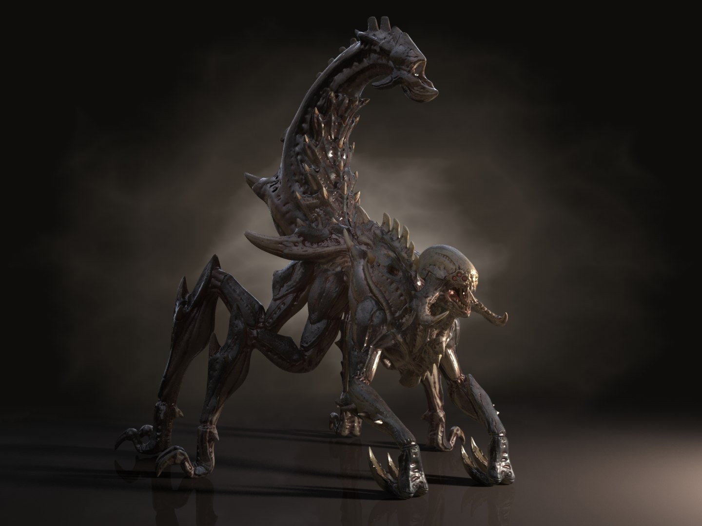 Hybrid zerg hd 3D model - TurboSquid 1216660