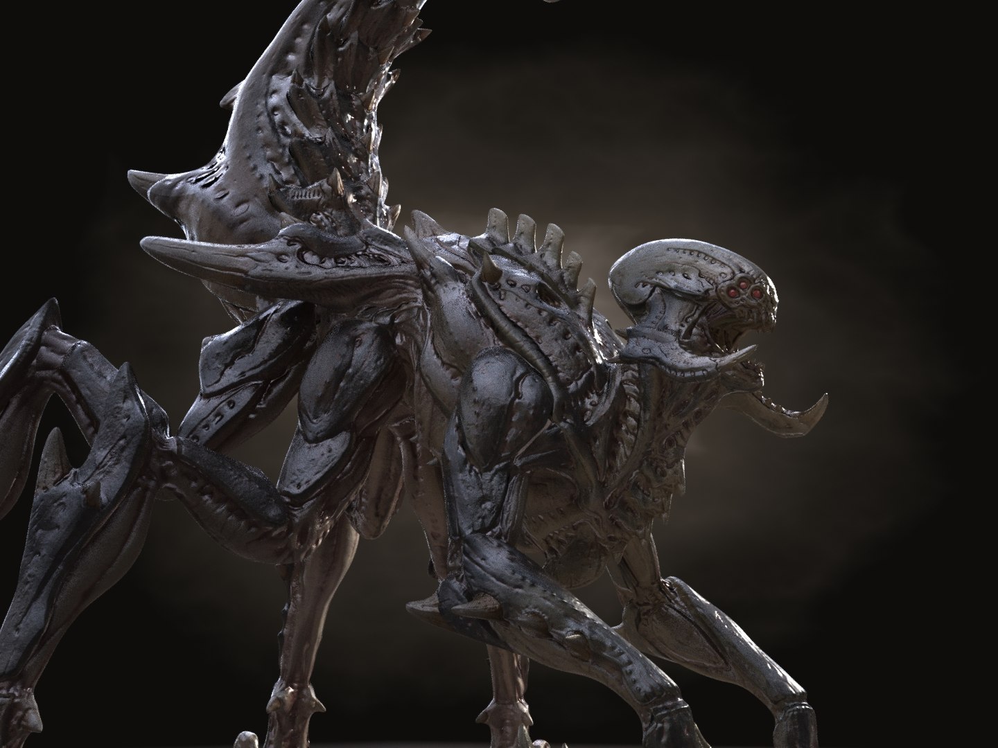 Hybrid zerg hd 3D model - TurboSquid 1216660