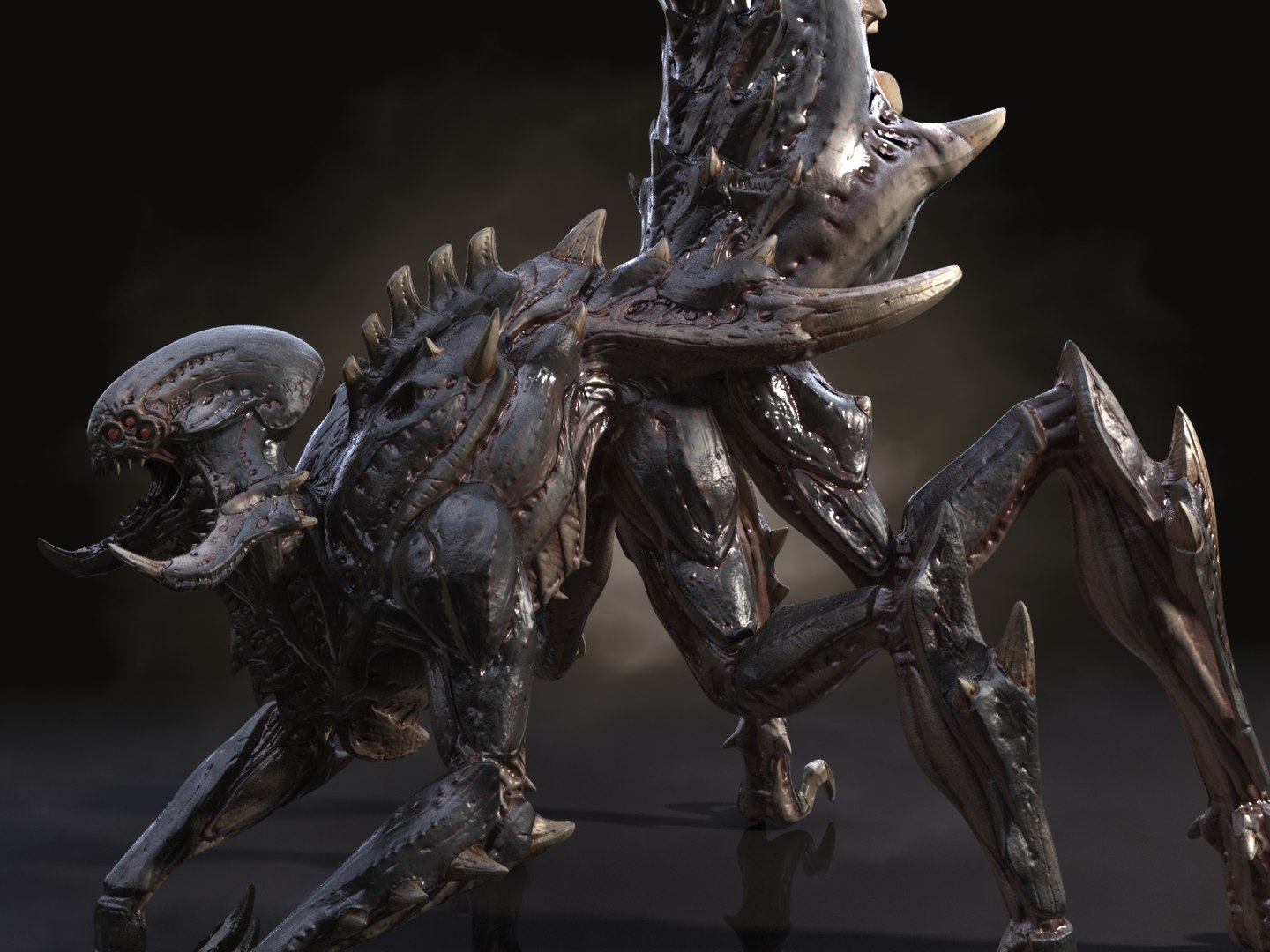 Hybrid zerg hd 3D model - TurboSquid 1216660
