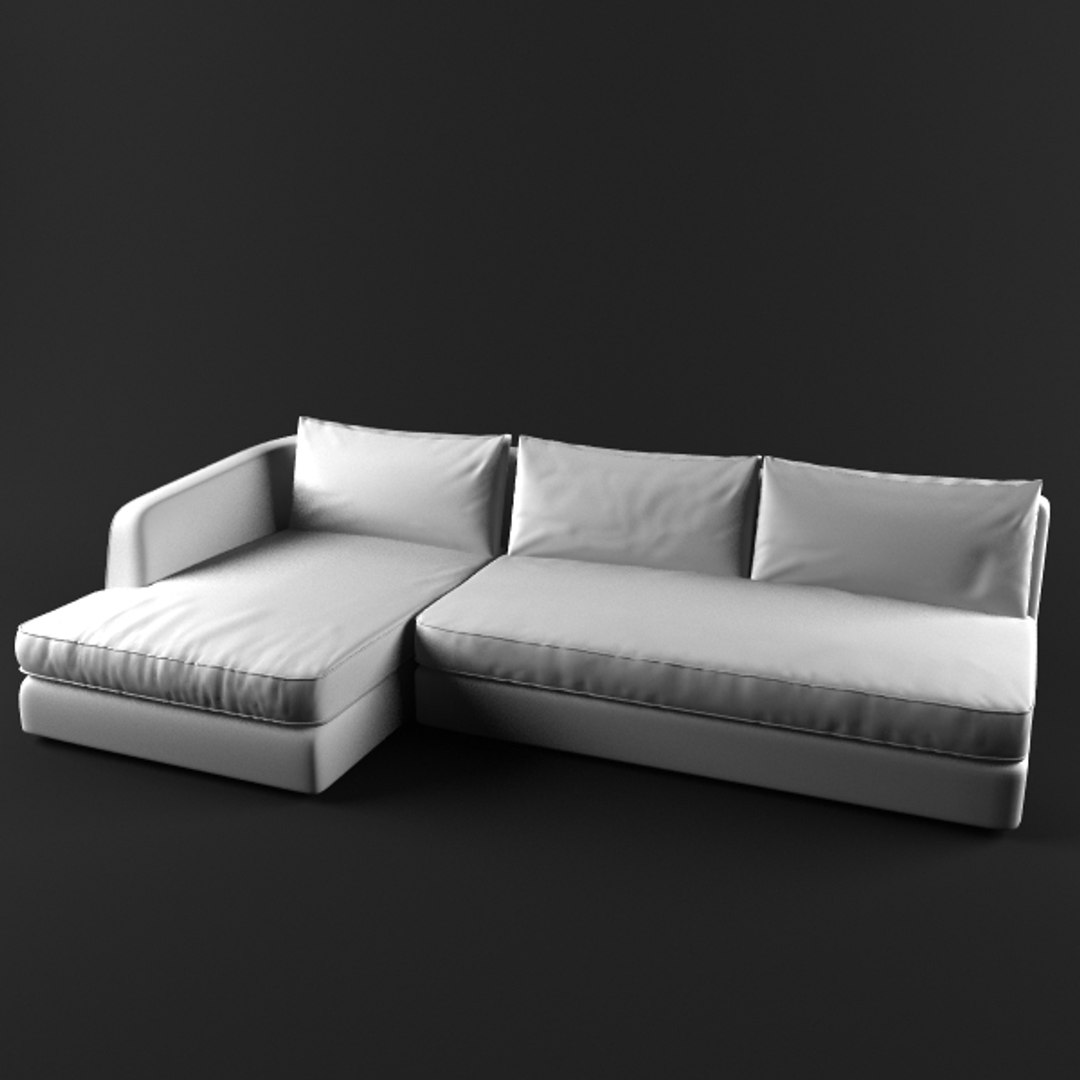 3d barret flexform sofa model