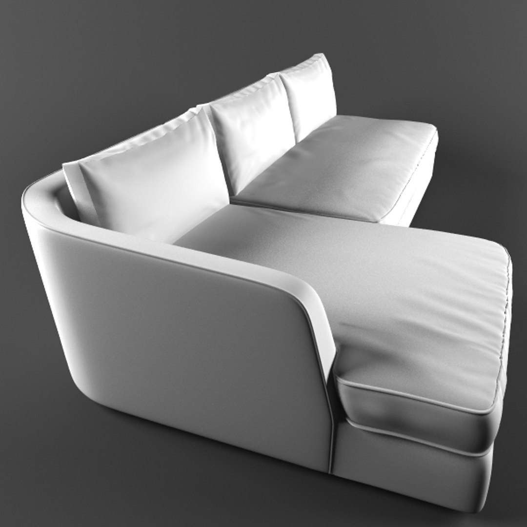 3d barret flexform sofa model