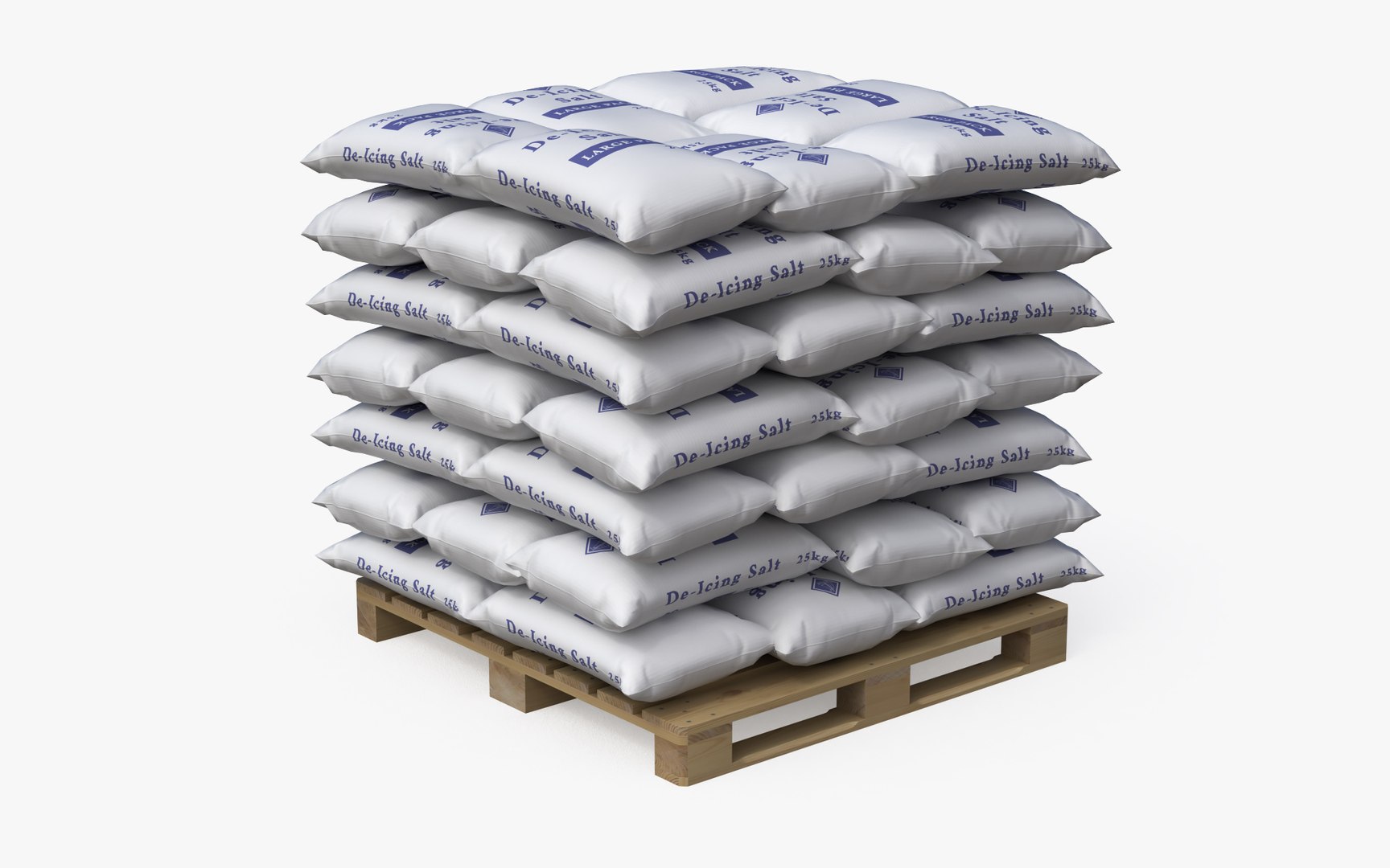 Pallet Salt Bags 3D - TurboSquid 1570445