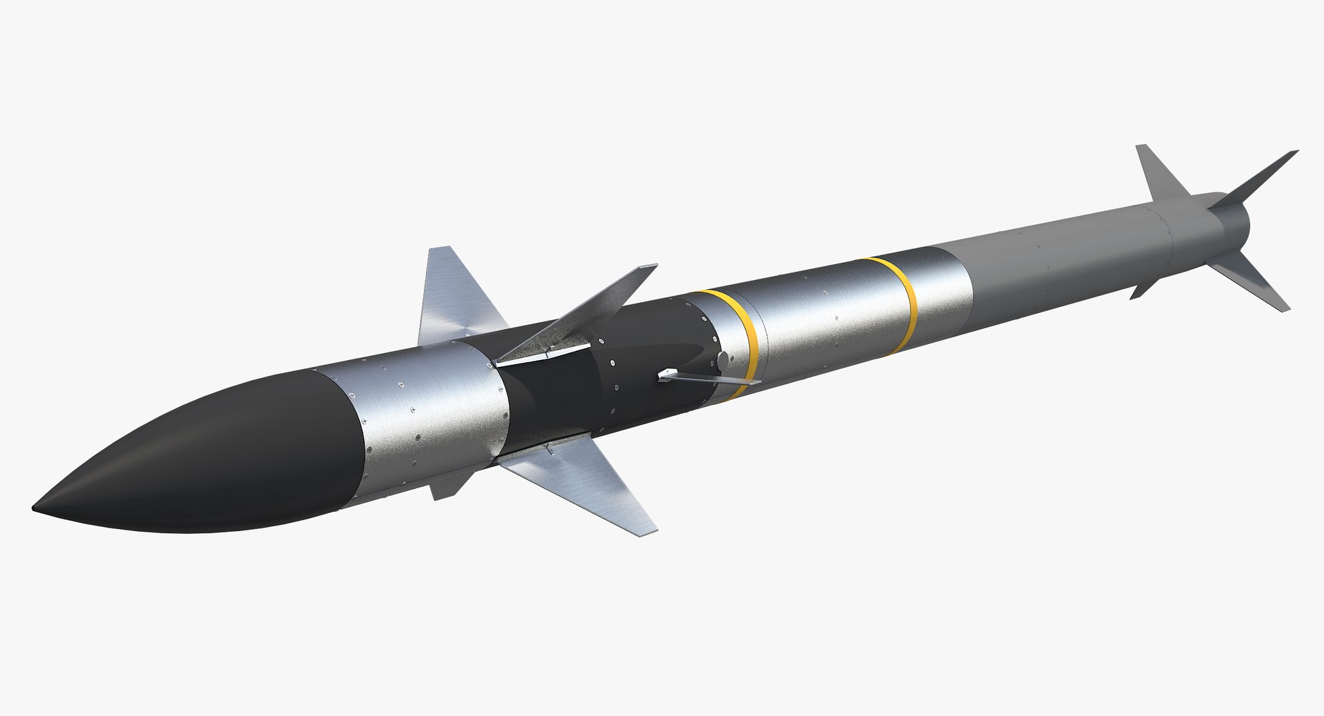 3D Model Iron Dome Missiles Cluster And Tamir Missile - TurboSquid 2013802