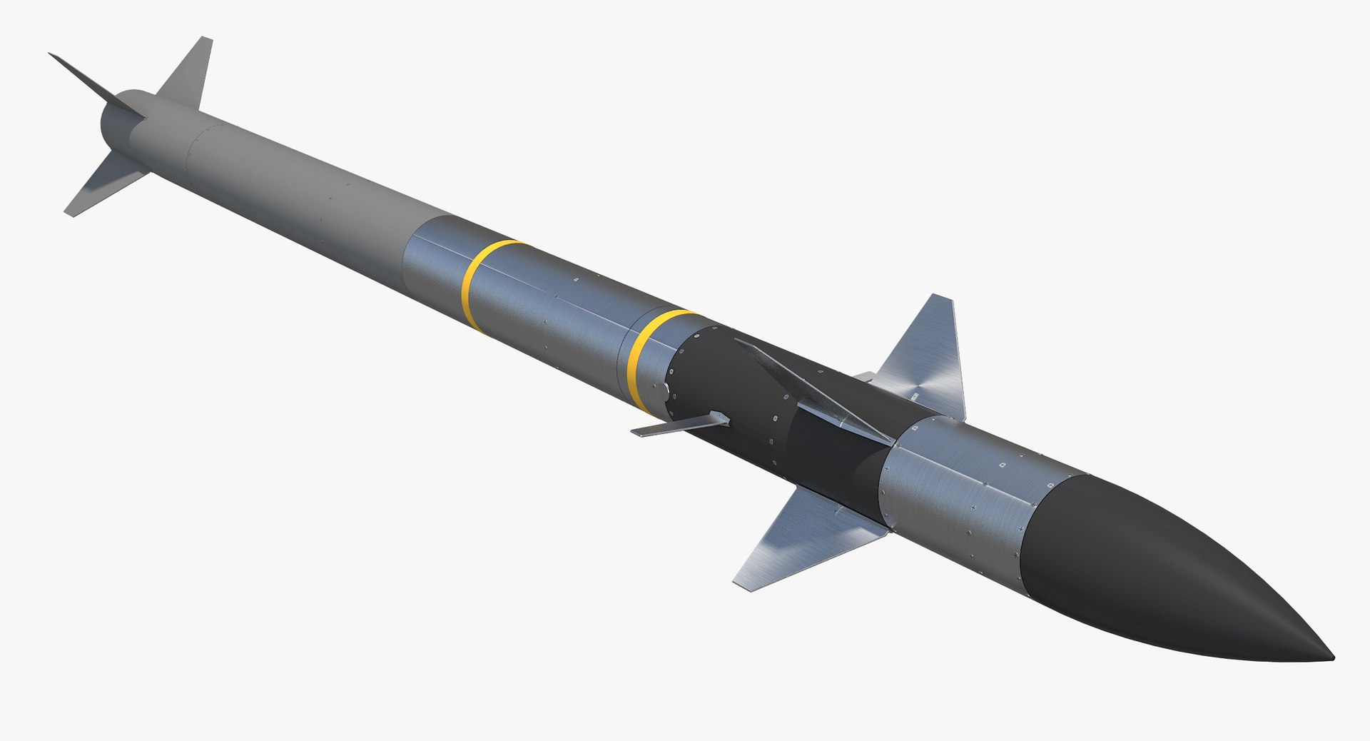 3D Model Iron Dome Missiles Cluster And Tamir Missile - TurboSquid 2013802