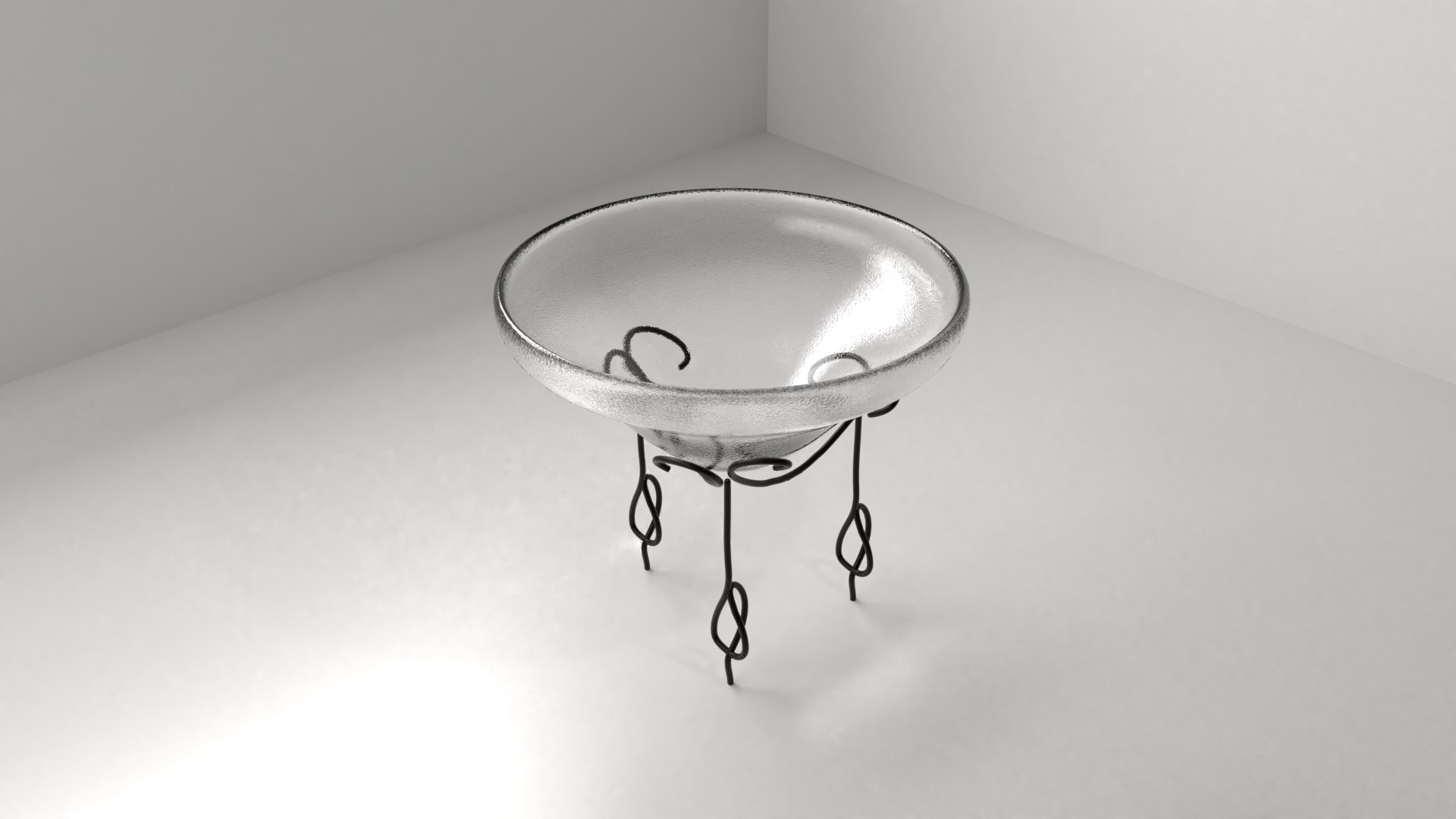 Glass Potion Mixing Bowl 3D Model - TurboSquid 1494973