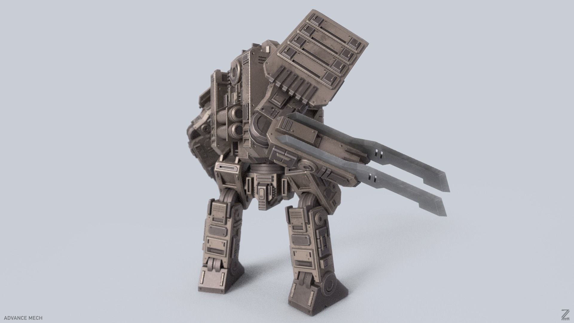 Advance Mech Model - TurboSquid 2296887