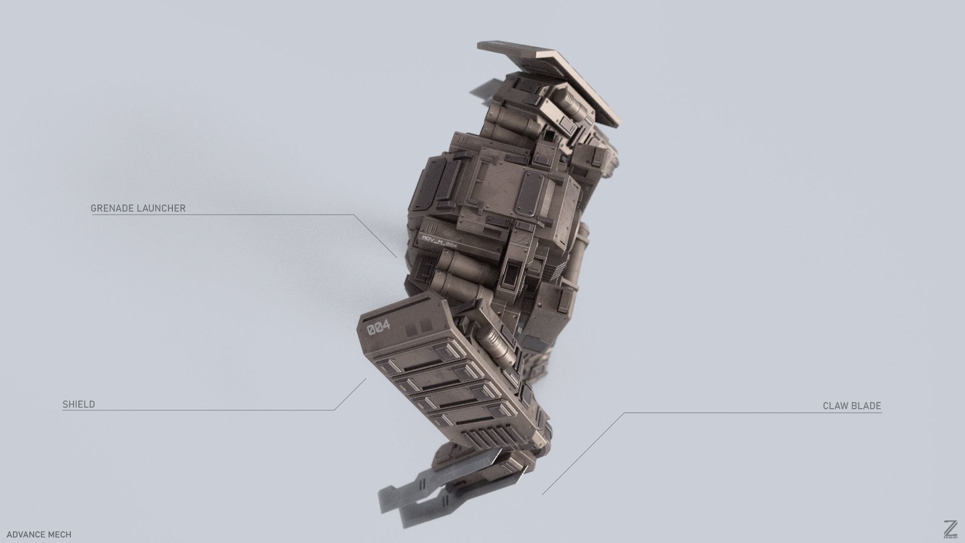 Advance Mech Model - TurboSquid 2296887