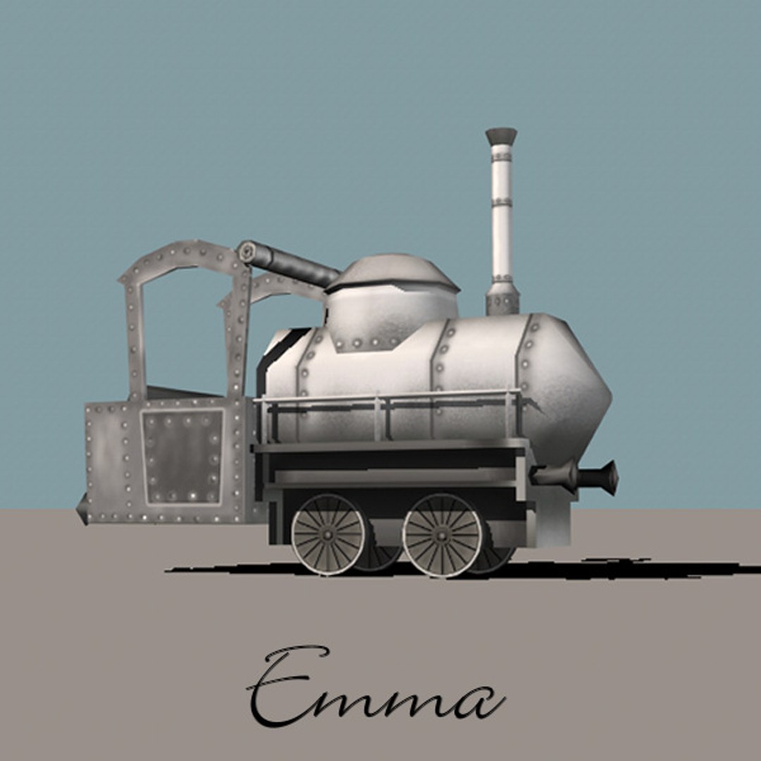Locomotive Emma 3d 3ds