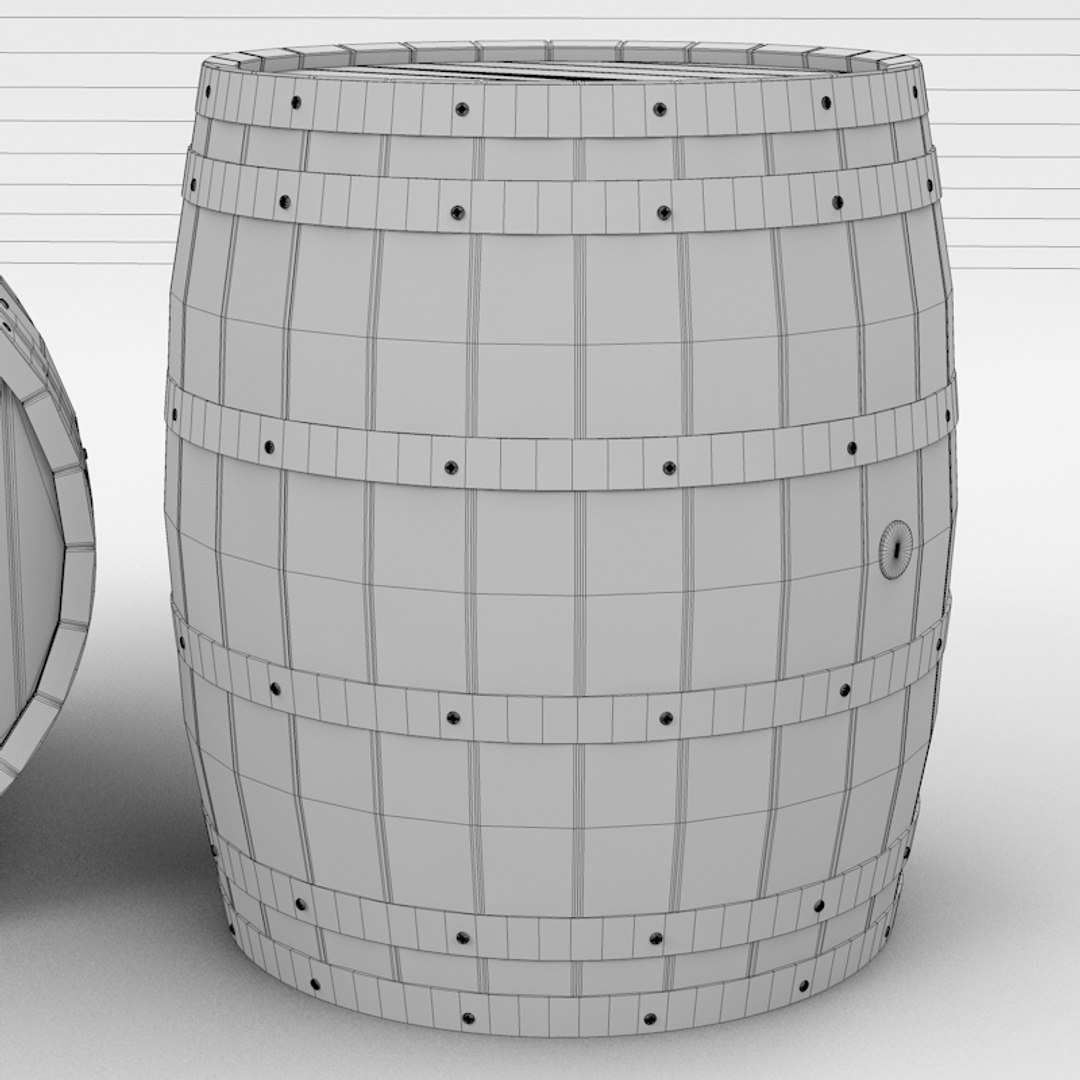 3d Ancient Keg Black Powder