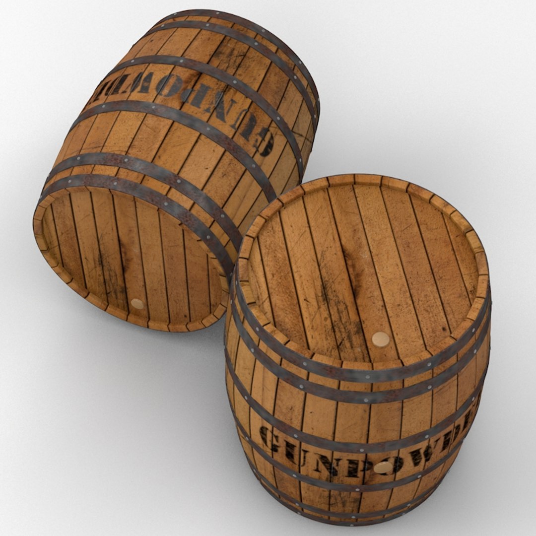 3d Ancient Keg Black Powder