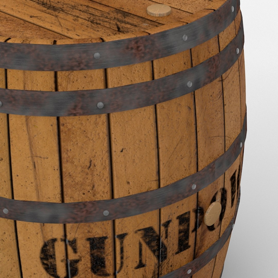 3d Ancient Keg Black Powder