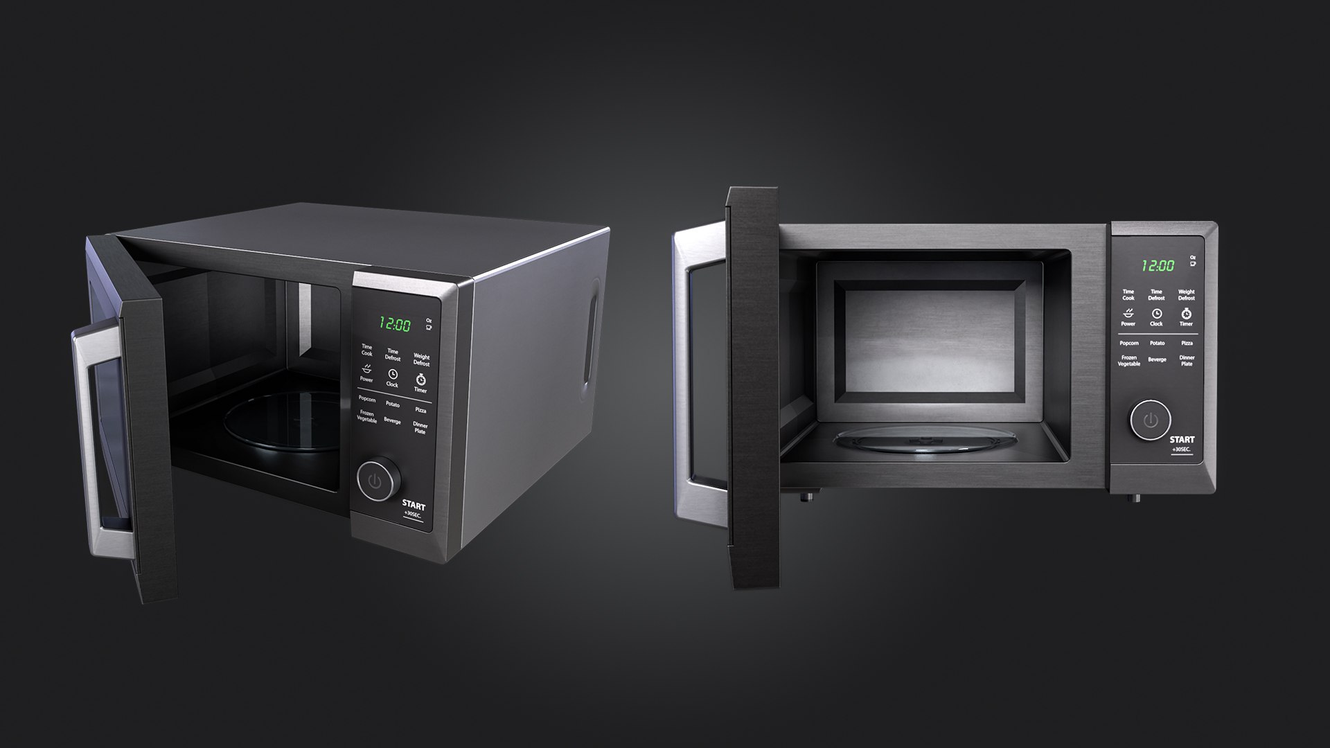 Microwave model - TurboSquid 2154397