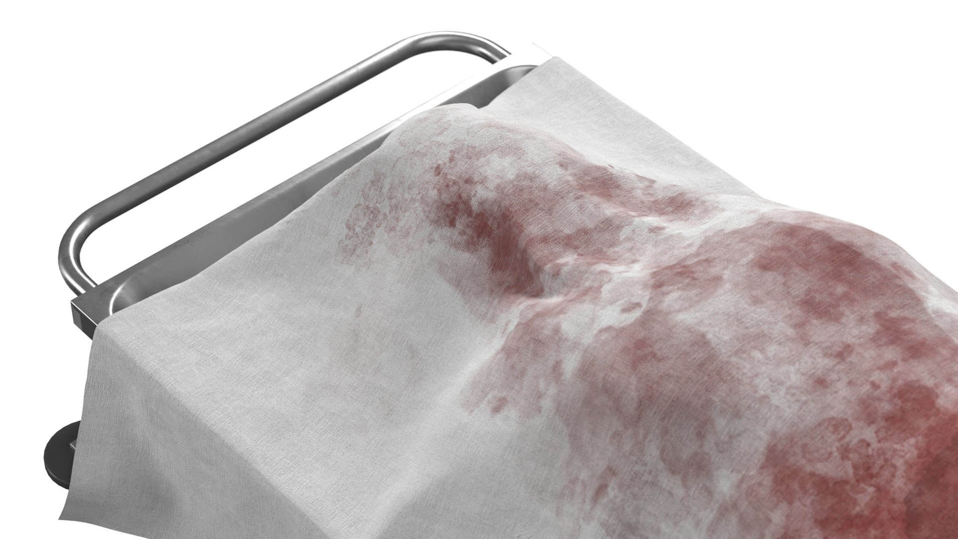 Realistic Dead Body Covered 3D Model - TurboSquid 1447515