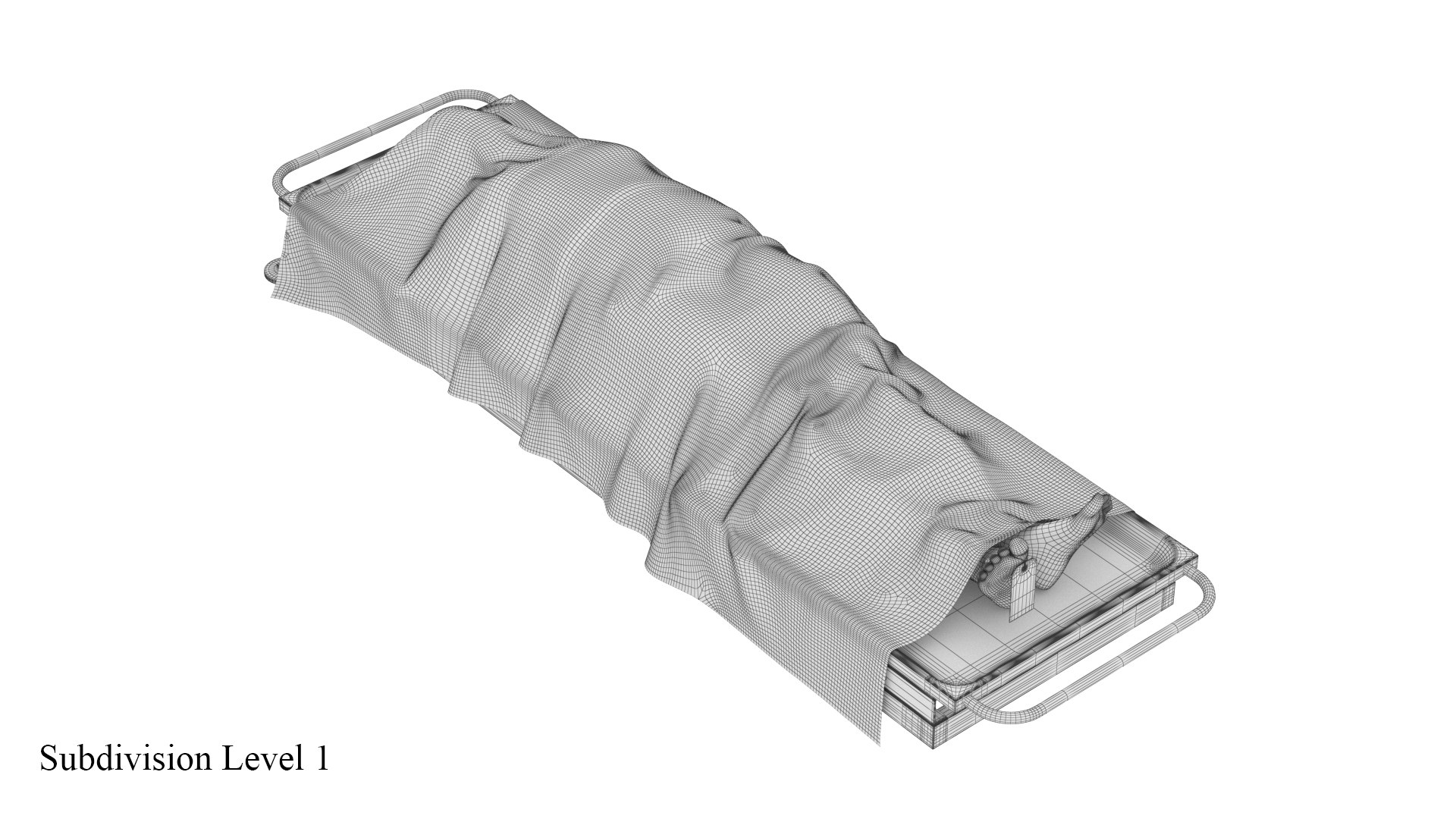 Realistic Dead Body Covered 3D Model - TurboSquid 1447515