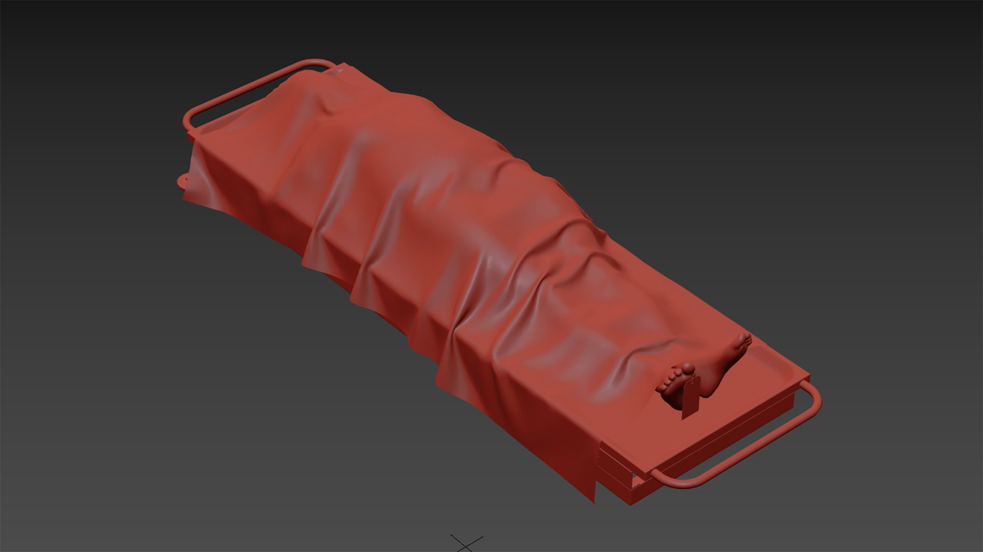 Realistic Dead Body Covered 3D Model - TurboSquid 1447515