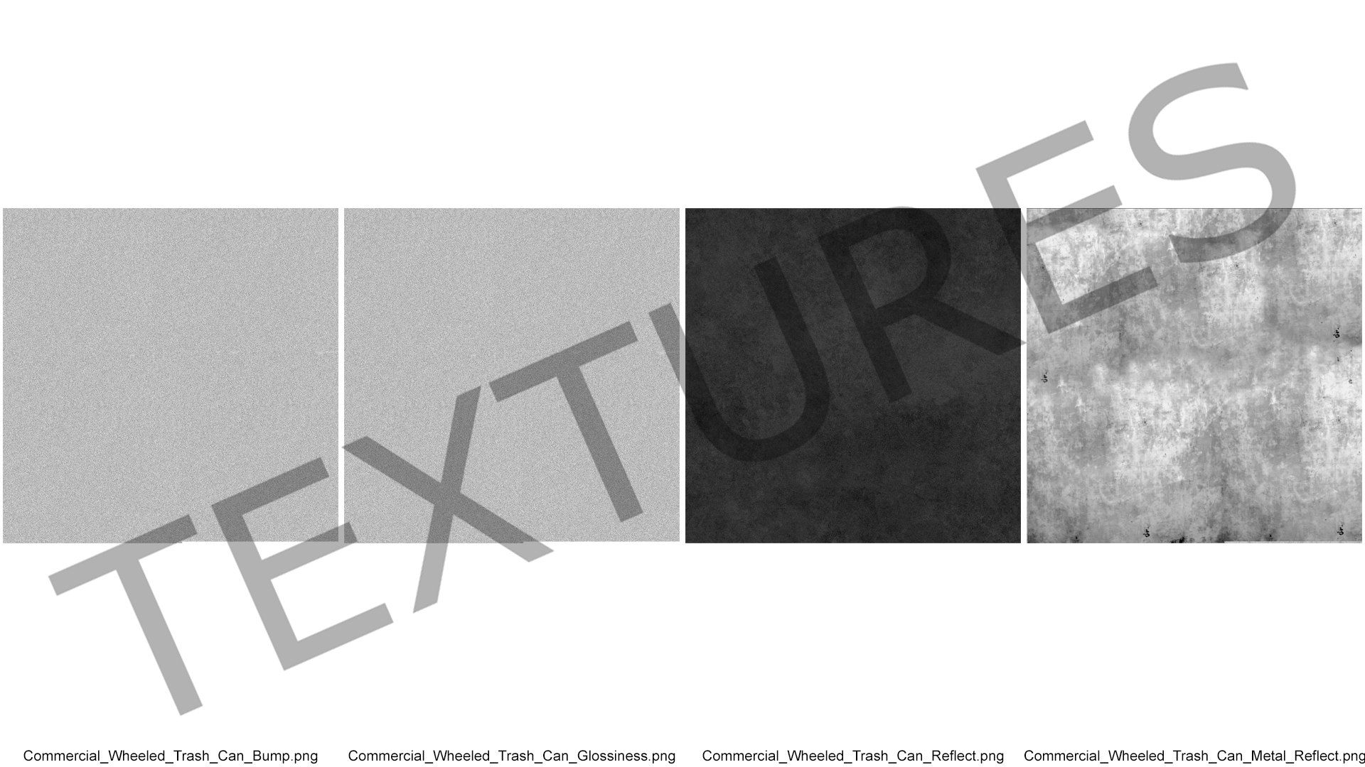 Commercial Wheeled Trash Cart Red 3D model - TurboSquid 2144103