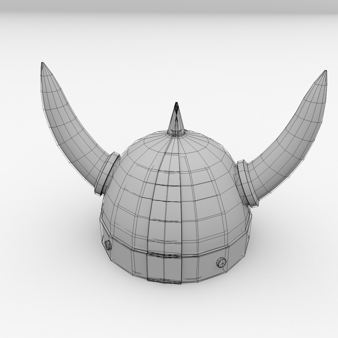 Viking Helmet 3d Model