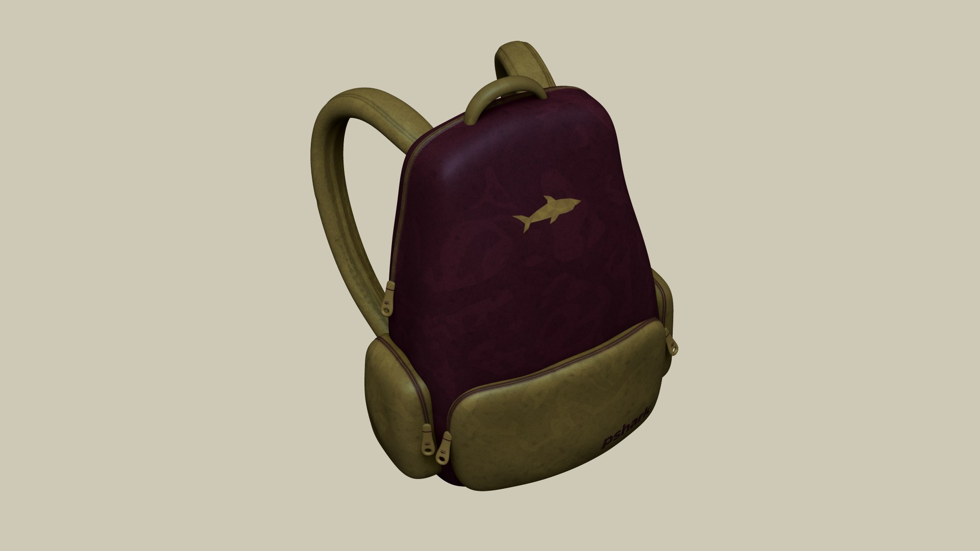 Free color backpack - character 3D model - TurboSquid 1653628