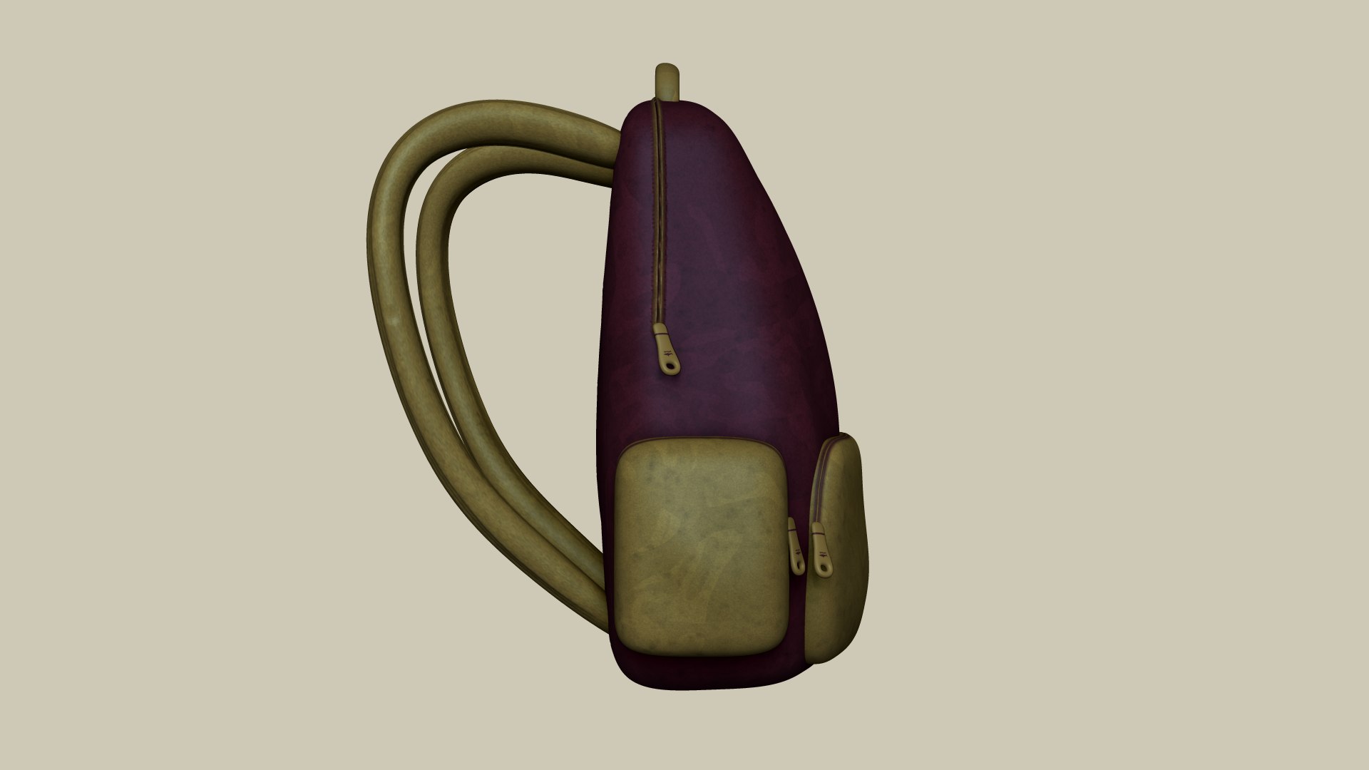 Free color backpack - character 3D model - TurboSquid 1653628