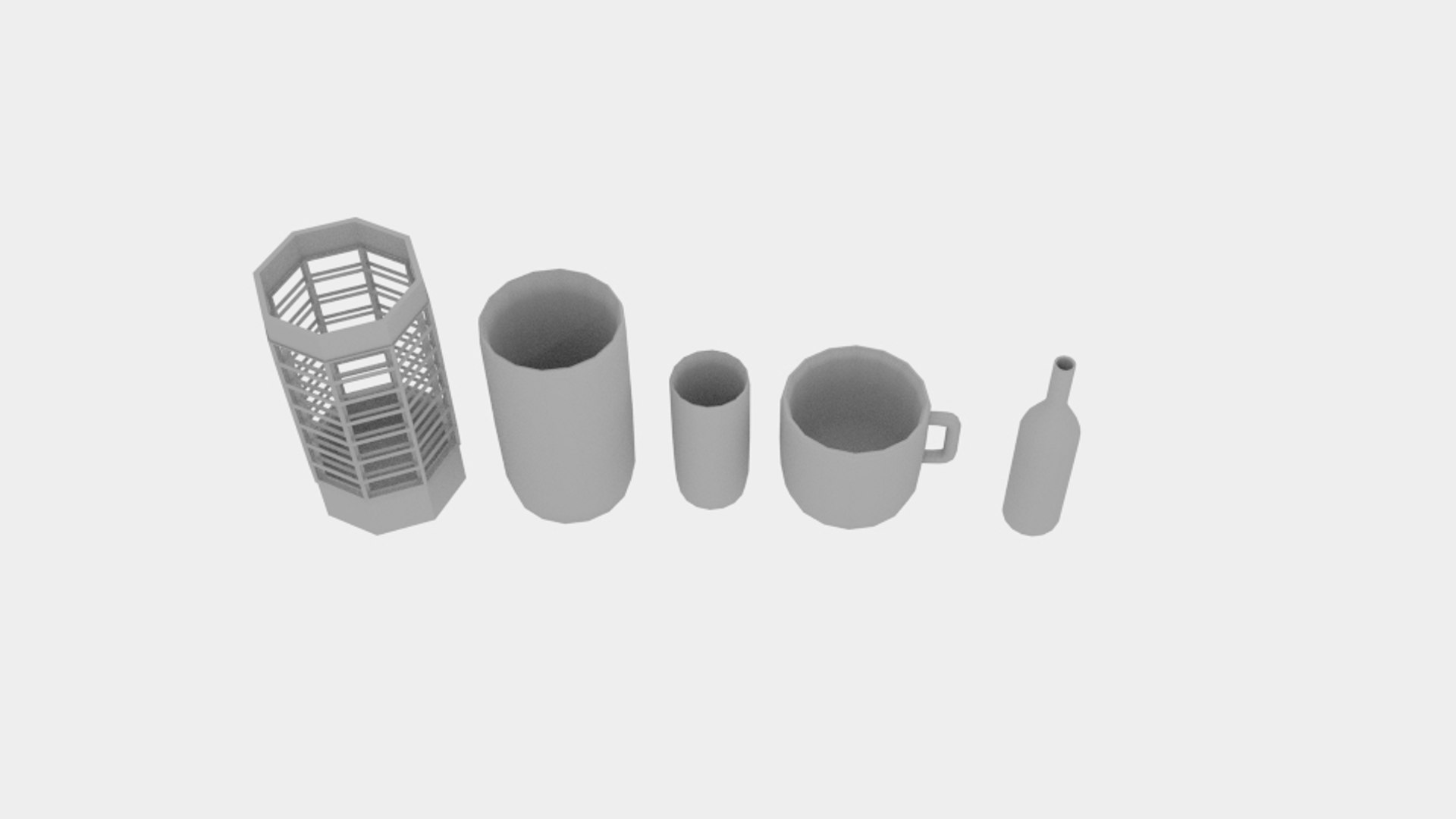 3D Cylinder Object Pack - TurboSquid 1306834
