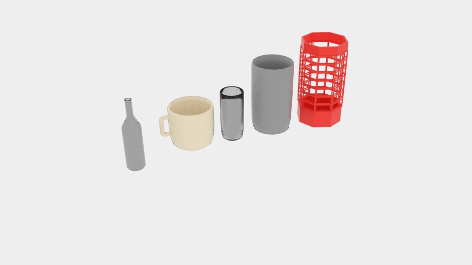 3D Cylinder Object Pack - TurboSquid 1306834
