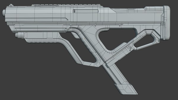 Sci-FI Rifle 3D model - TurboSquid 1771738