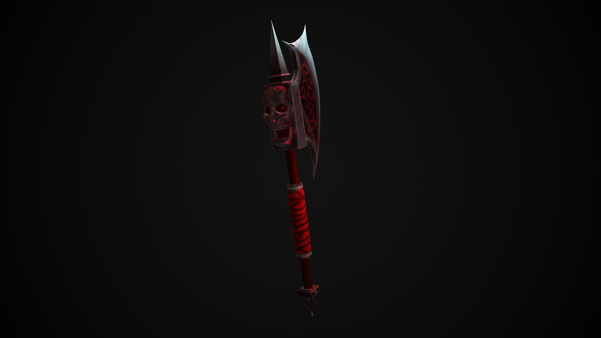 Weapon Blood Axe 3d Obj