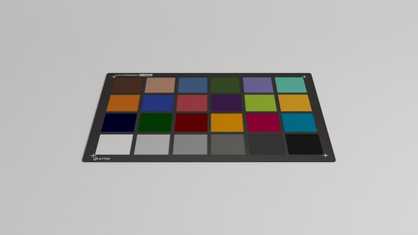 3D color checker classic x-rite - TurboSquid 1701786