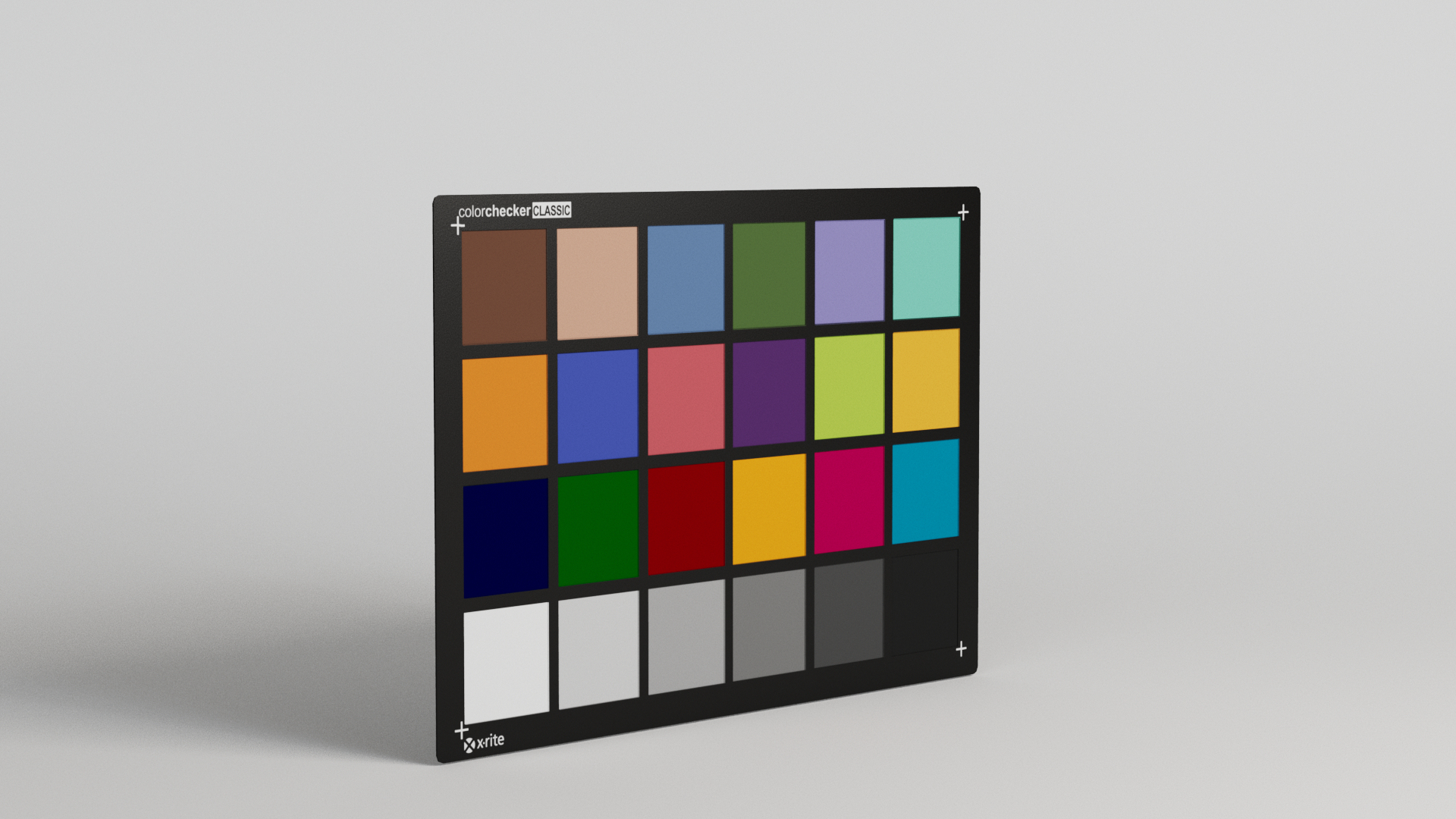 3D color checker classic x-rite - TurboSquid 1701786