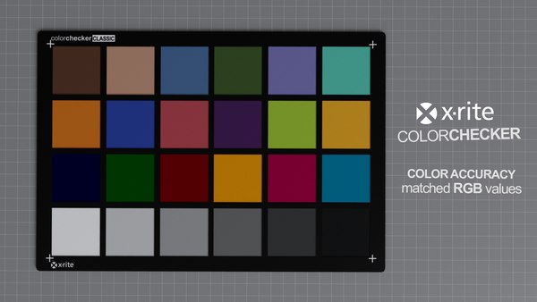 3D color checker classic x-rite - TurboSquid 1701786