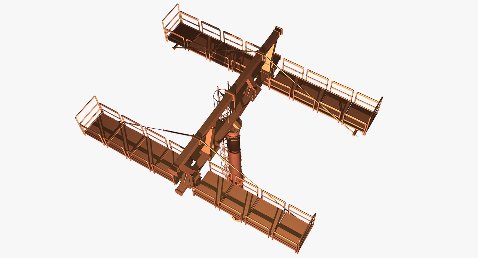 steel pole 3d max