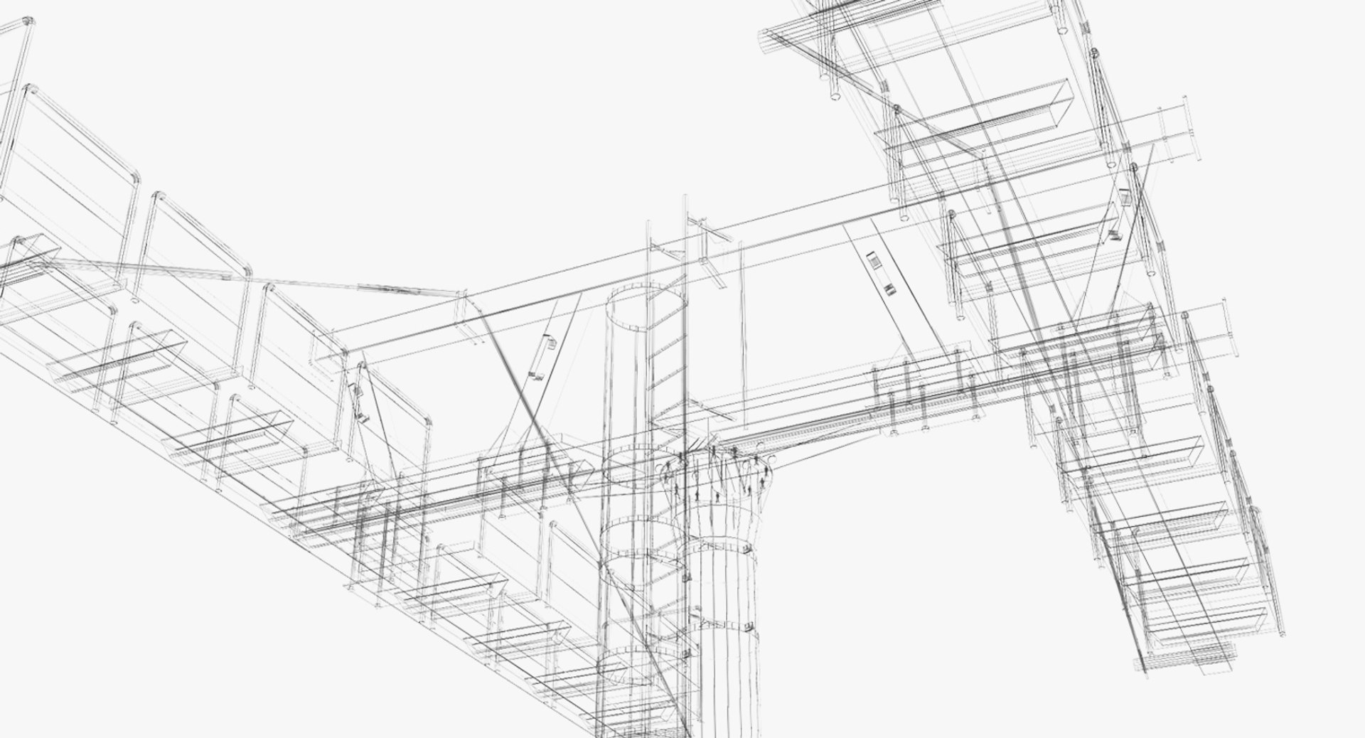 steel pole 3d max