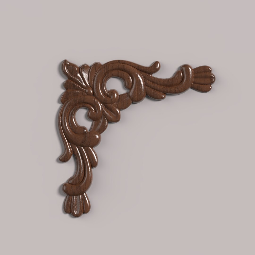 3D Model Corner Decor Carving - TurboSquid 1205380