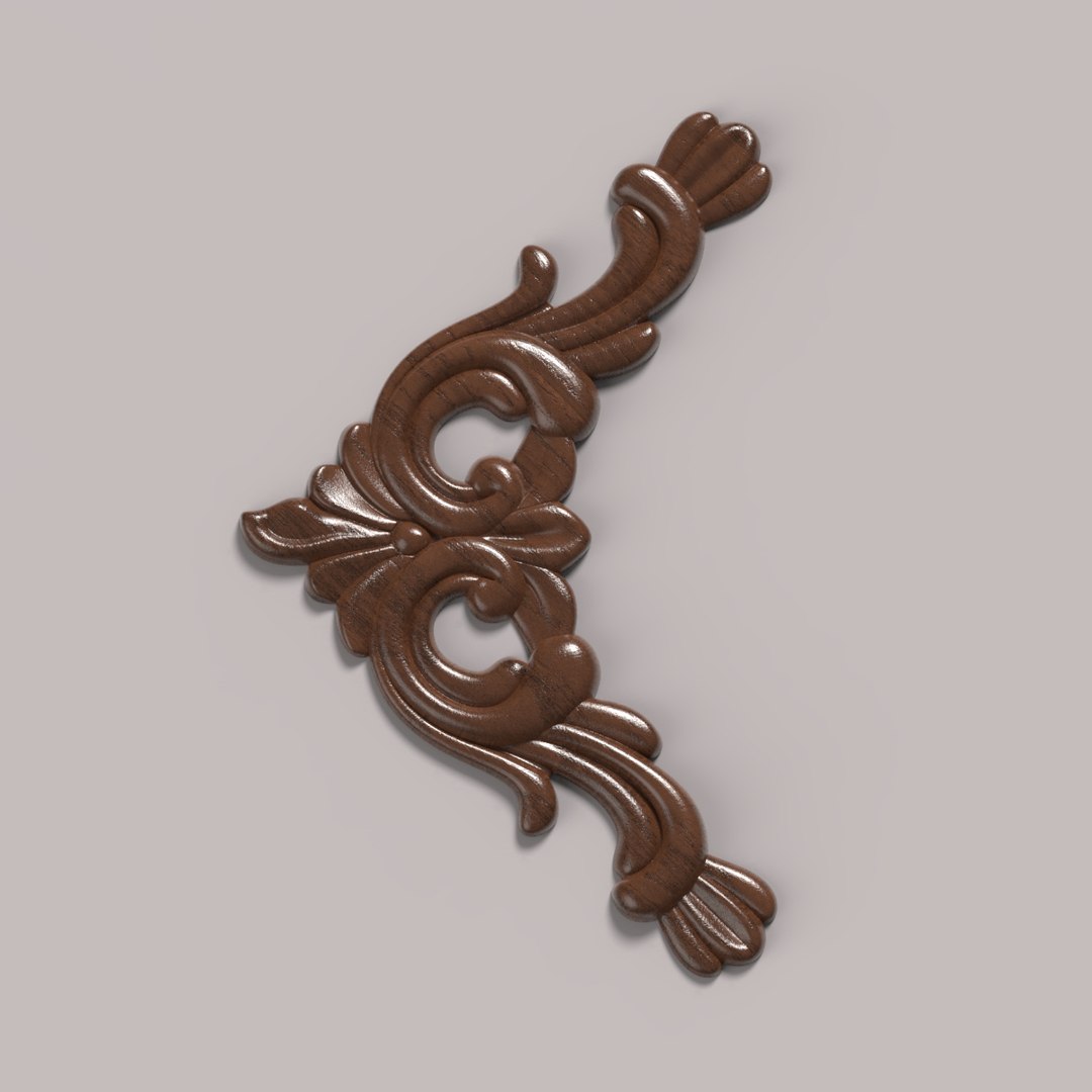 3D Model Corner Decor Carving - TurboSquid 1205380