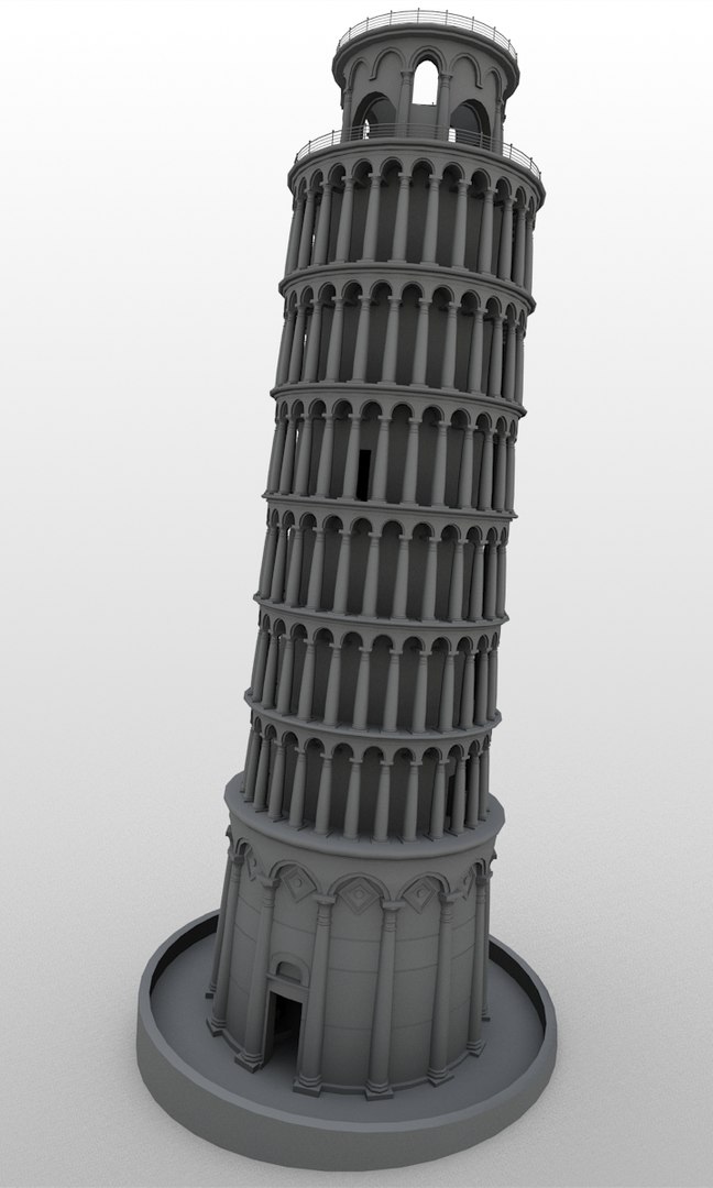 3d Pisa Tower Model