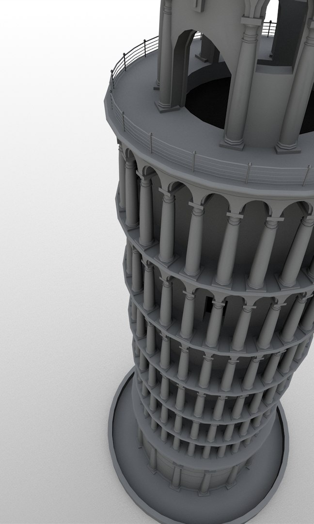 3d Pisa Tower Model
