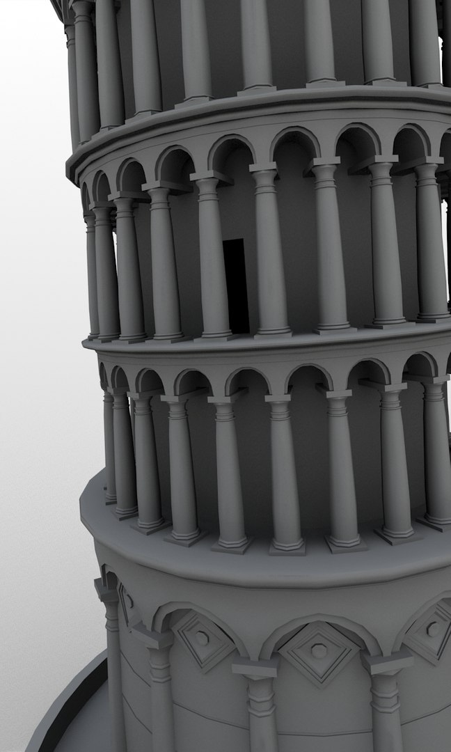 3d Pisa Tower Model