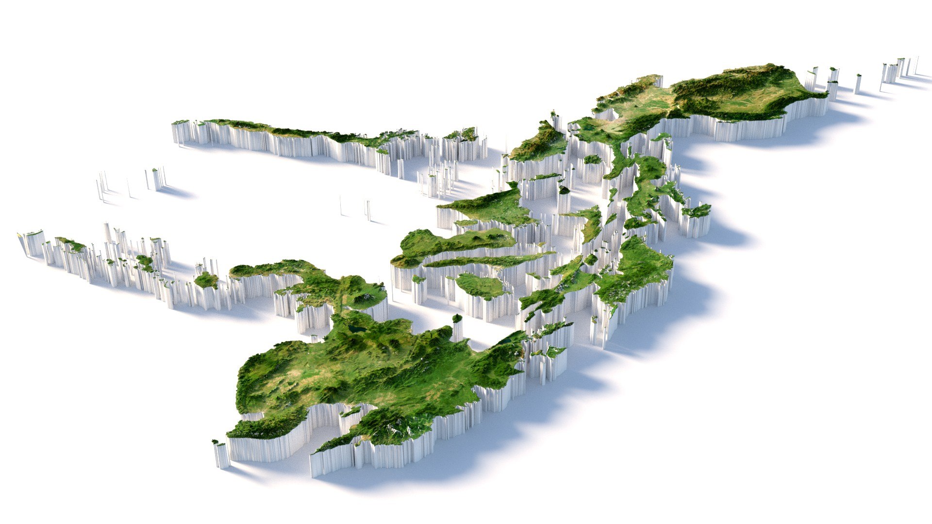 3D Philippines Pilipinas Terrain Map Model - TurboSquid 2336668