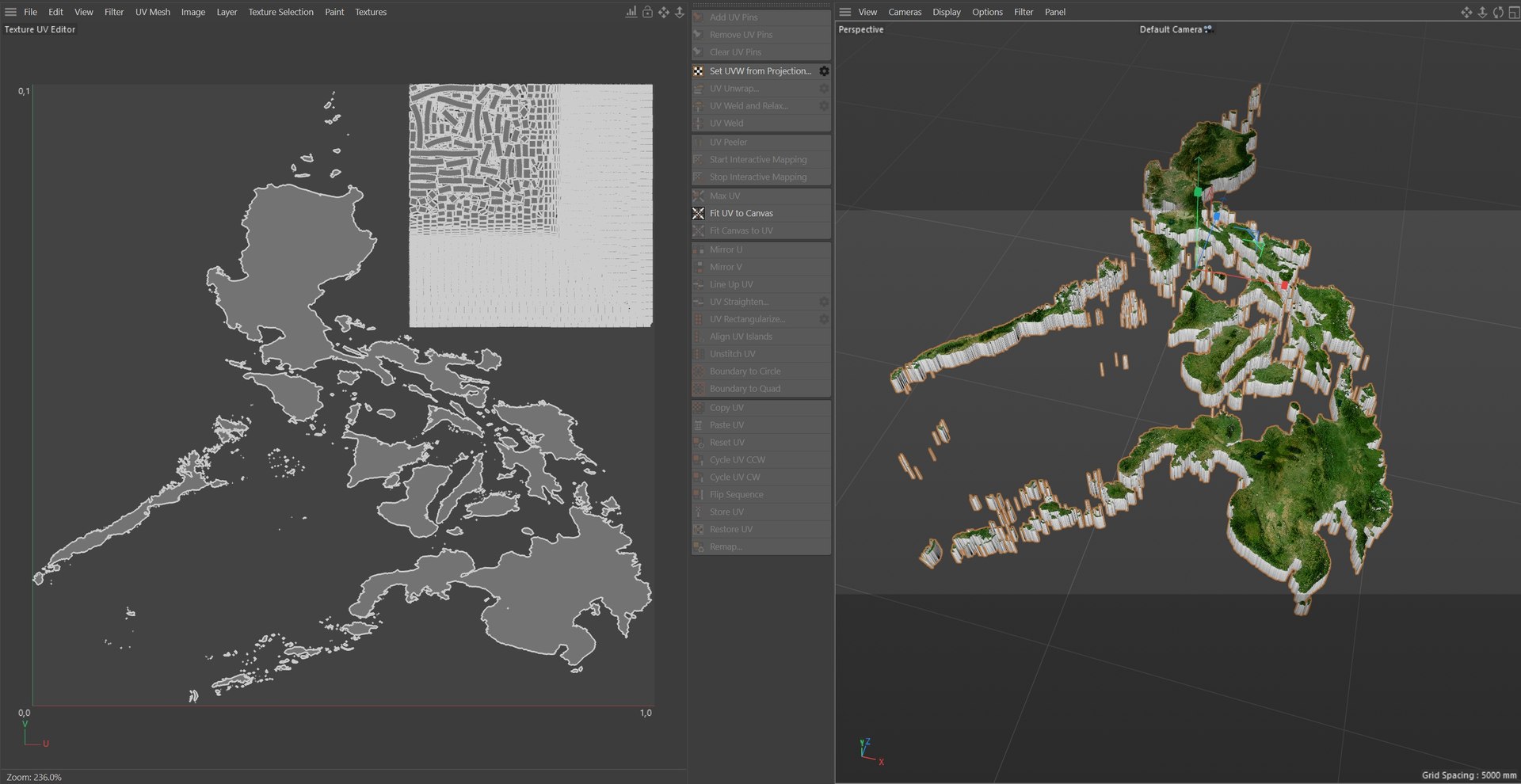 3D Philippines Pilipinas Terrain Map Model - TurboSquid 2336668