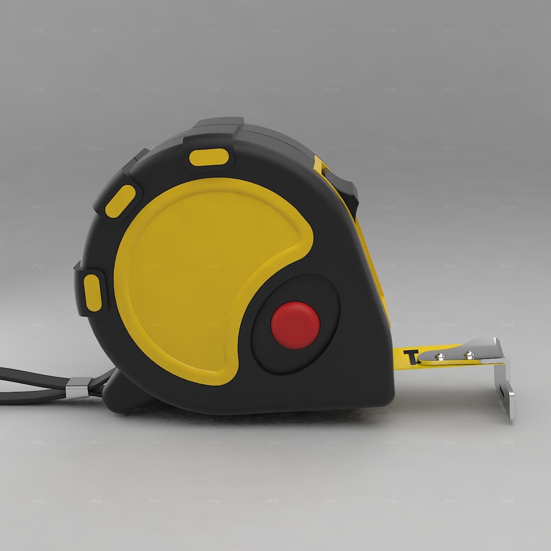 3d Model Of Measure Tape