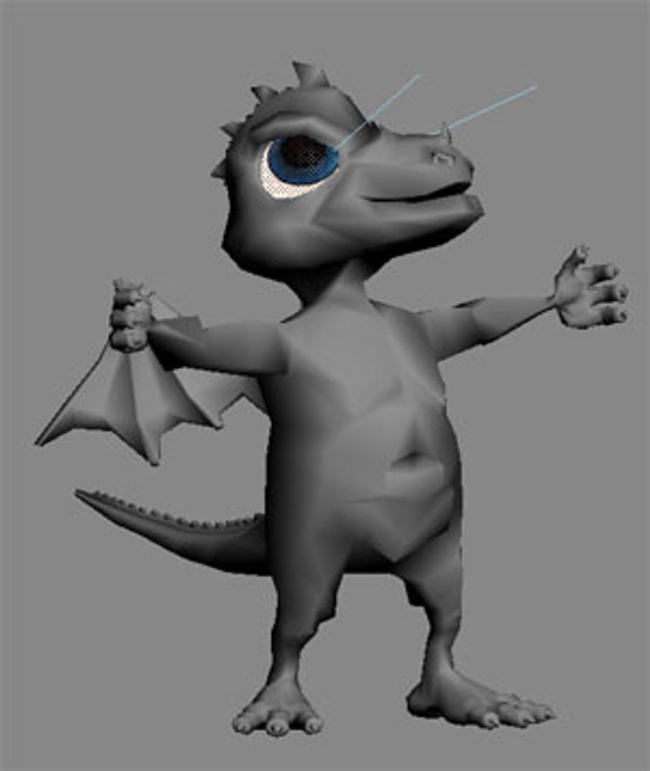 Dragon Character 3d Model