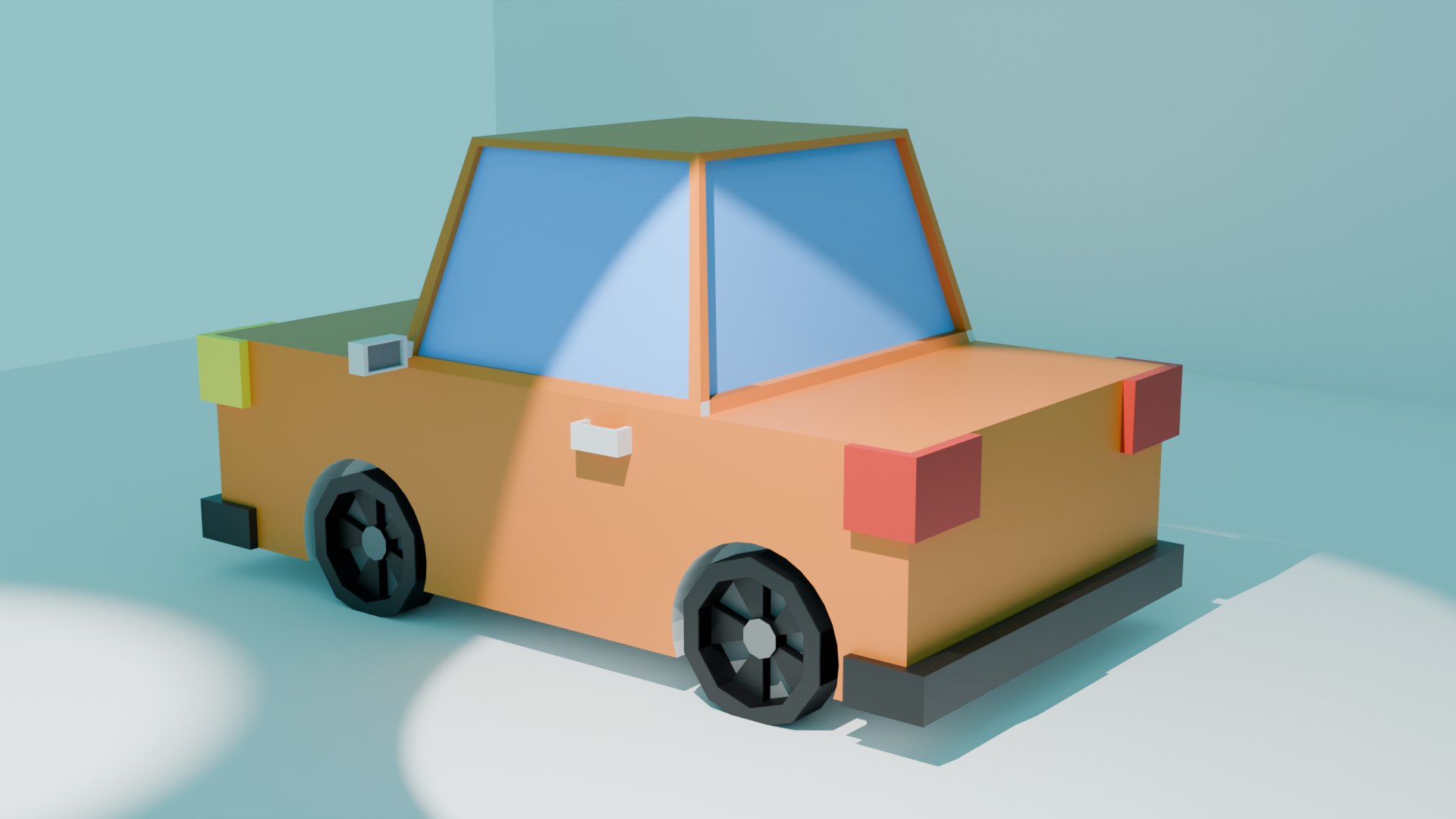 3D Simple Cartoon Car - TurboSquid 2345333