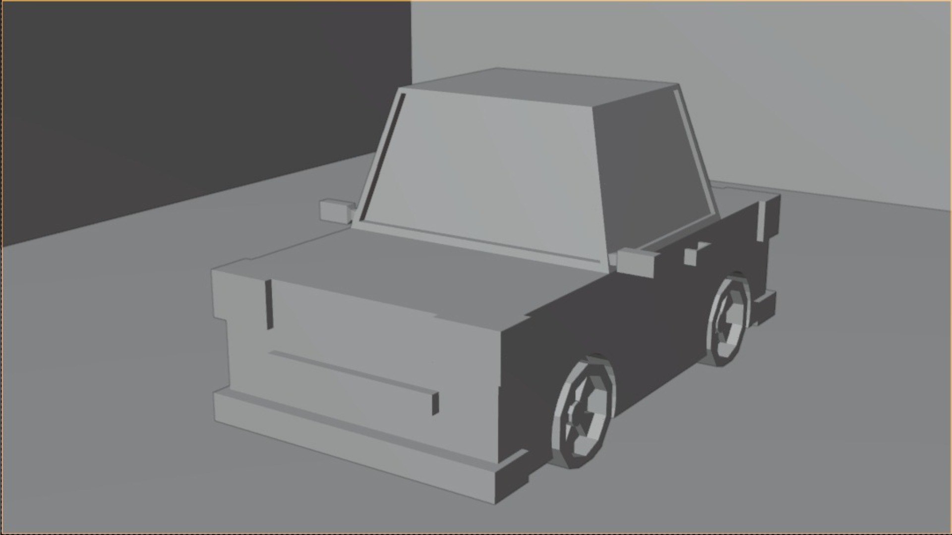 3D Simple Cartoon Car - TurboSquid 2345333